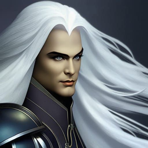 the man is a young handsome elf poster art romanticism fantastical - AI ...