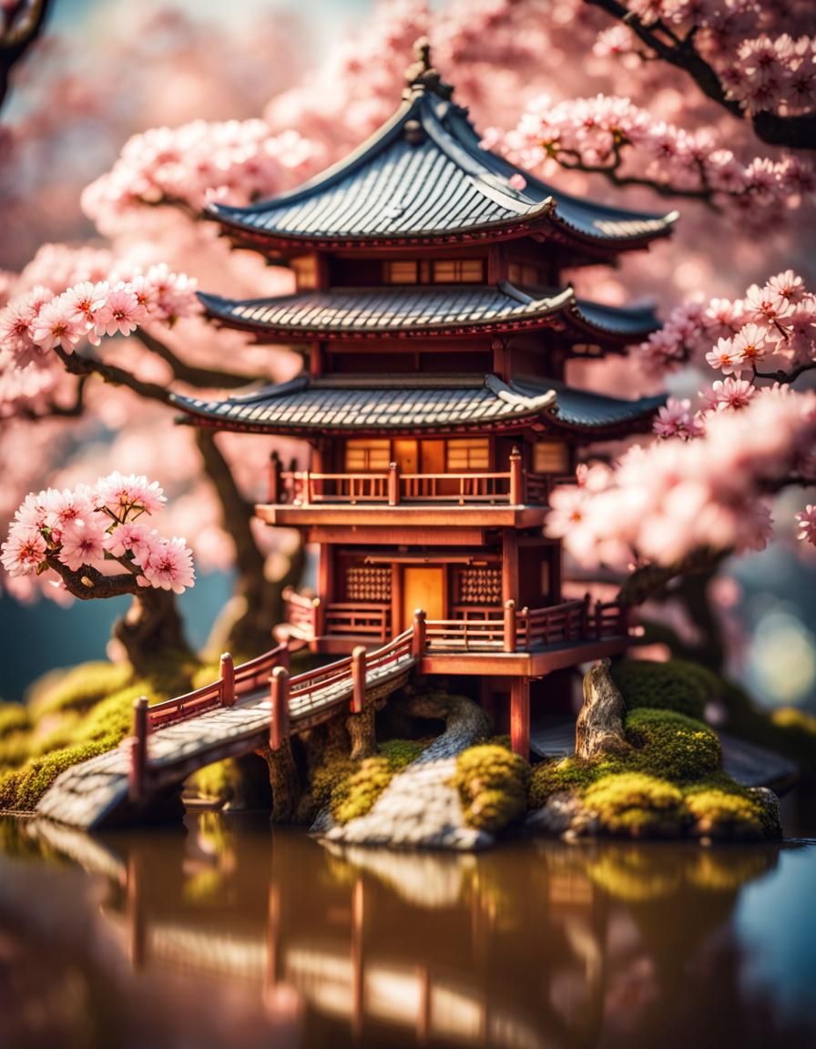 Miniature Shrine - AI Generated Artwork - NightCafe Creator