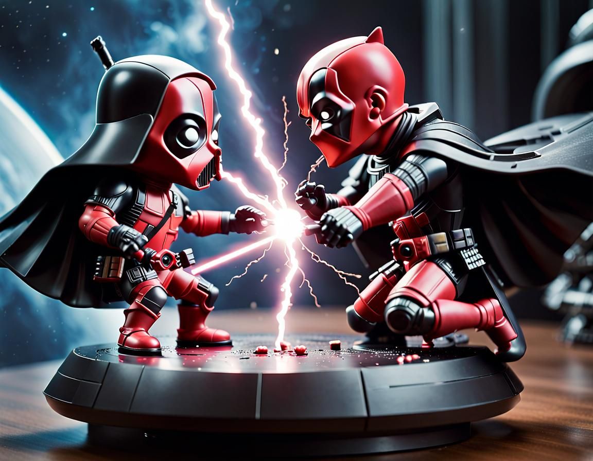 WHAT? DEADPOOL VADER!!! - AI Generated Artwork - NightCafe Creator