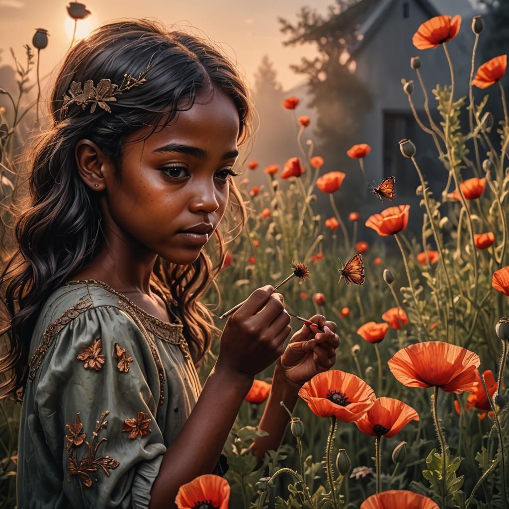 Poppy - AI Generated Artwork - NightCafe Creator