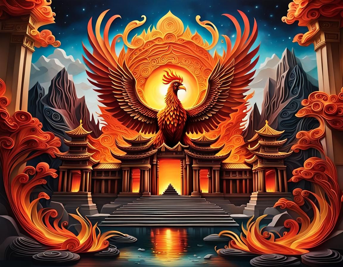 Phoenix - AI Generated Artwork - NightCafe Creator