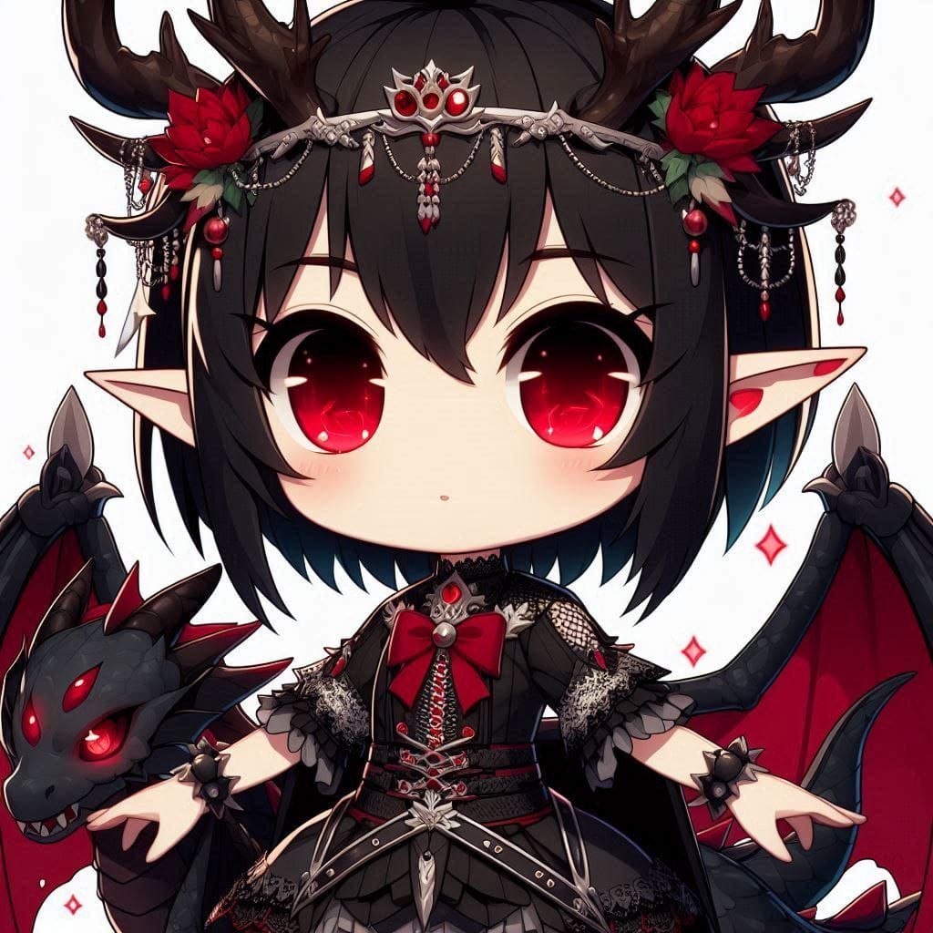 Backdoor Chibi Dragons III - AI Generated Artwork - NightCafe Creator