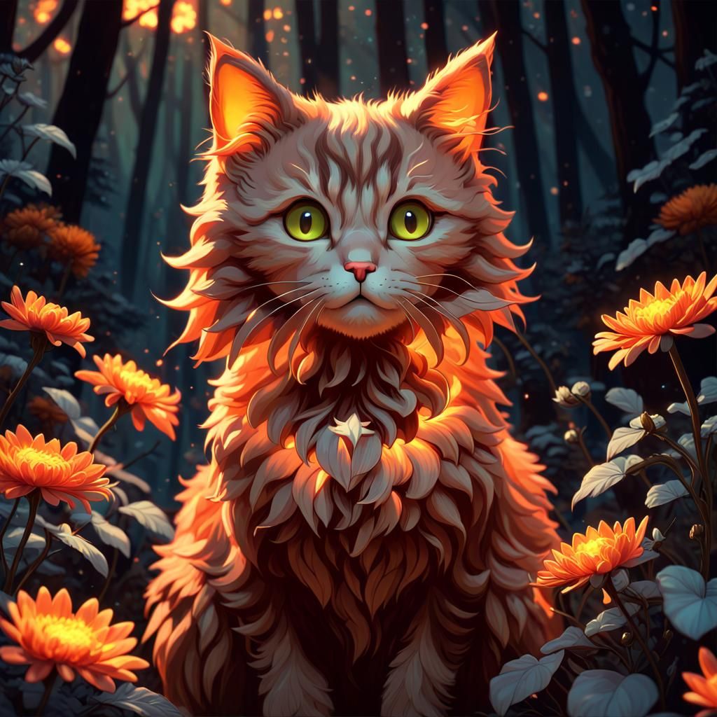 orange glow! - AI Generated Artwork - NightCafe Creator