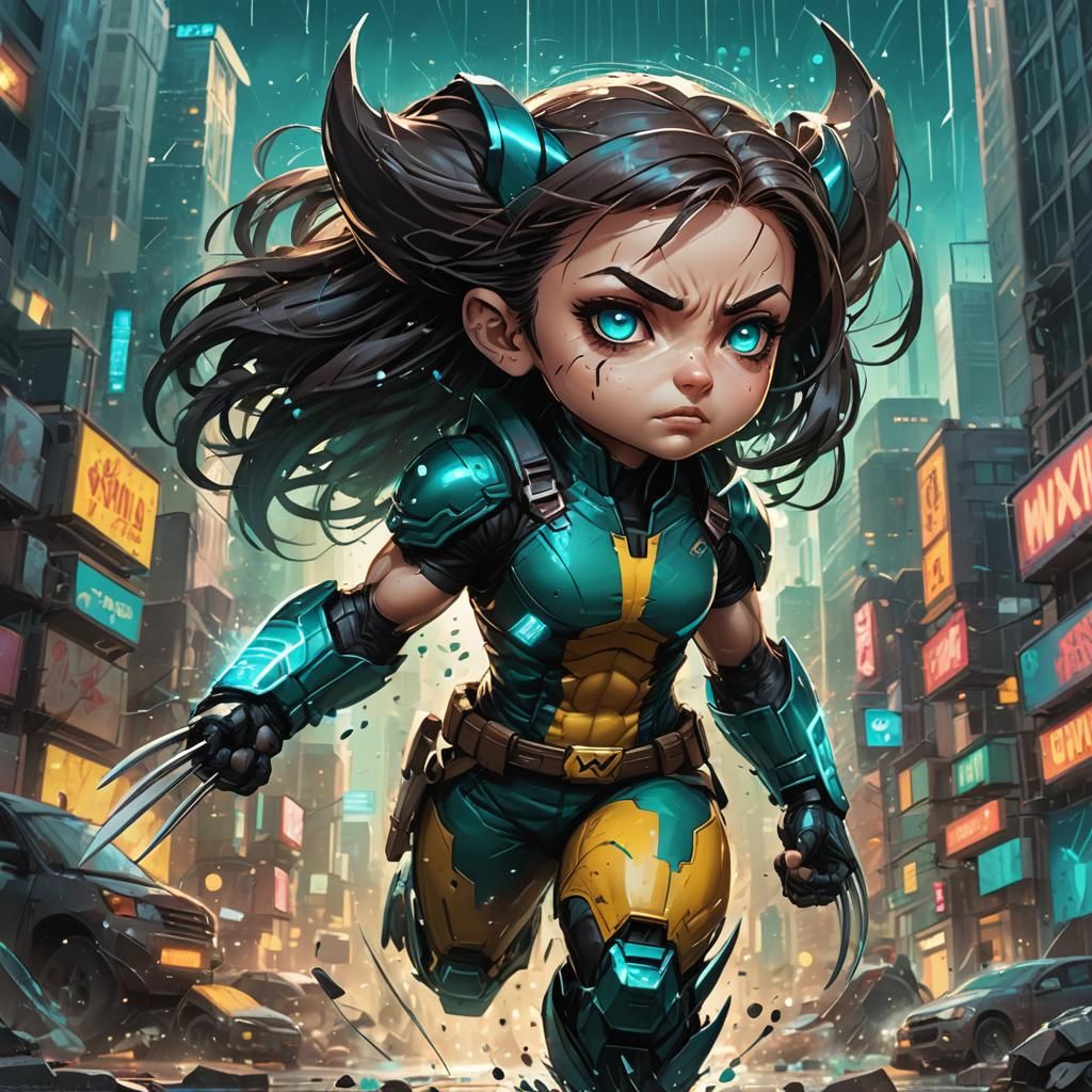 Wolverina - AI Generated Artwork - NightCafe Creator
