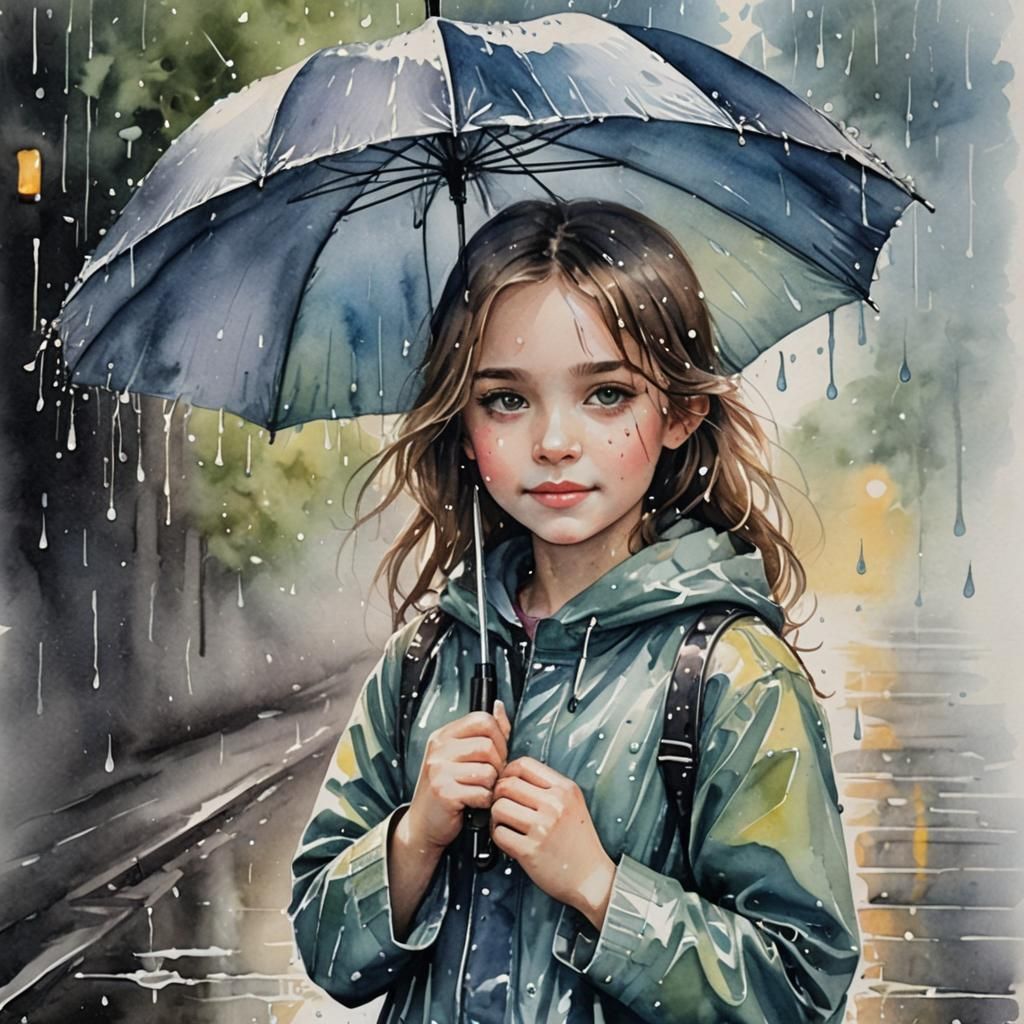 Rain, rain, go away...🎶 - AI Generated Artwork - NightCafe Creator