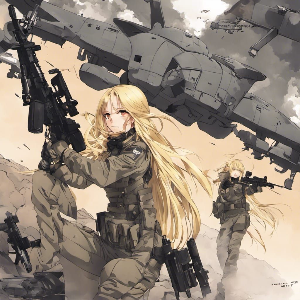 Blonde in the SAS - AI Generated Artwork - NightCafe Creator