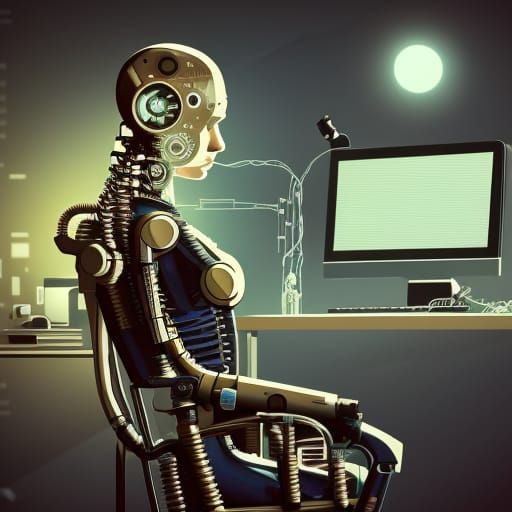 picture of a cyborg doctor, steampunk, cyberpunk, artistic, intricate ...