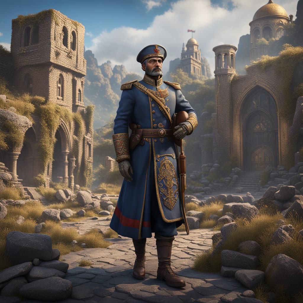 Armenian archimage lieutenant WWI - AI Generated Artwork - NightCafe Creator