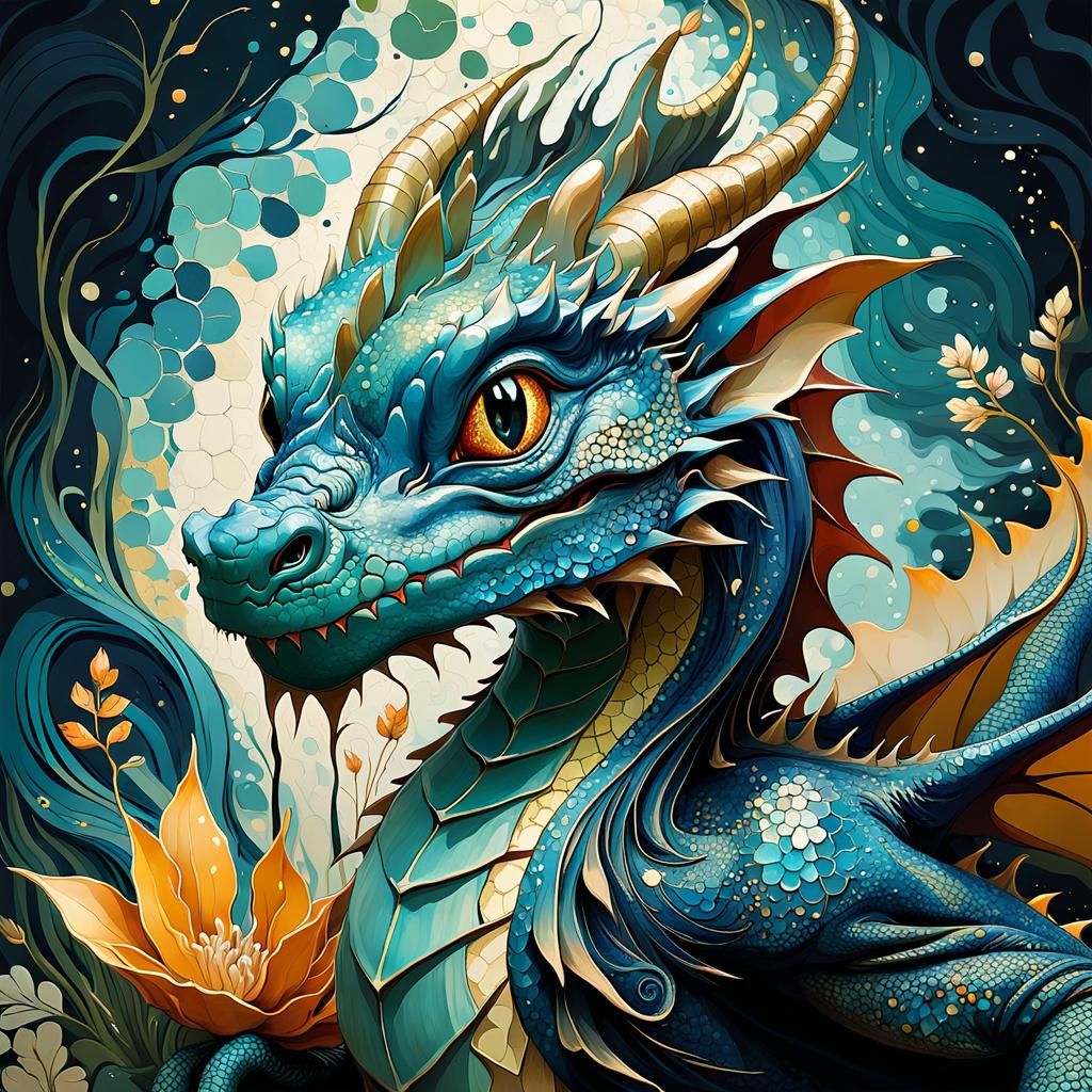 Dragon - AI Generated Artwork - NightCafe Creator