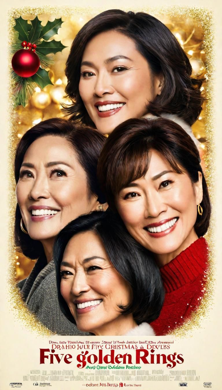 Five Golden Rings VIII - AI Generated Artwork - NightCafe Creator