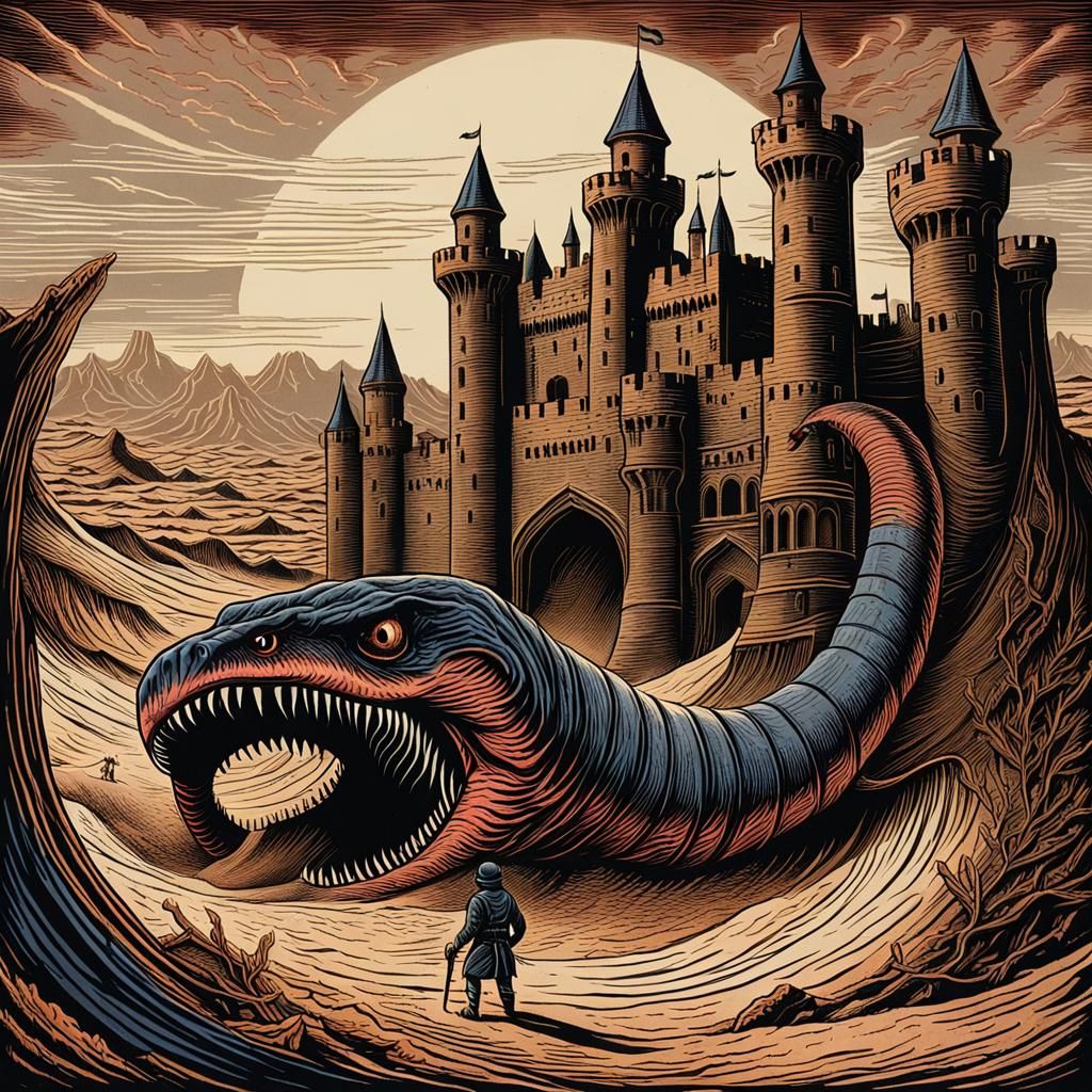 The Sandworm - AI Generated Artwork - NightCafe Creator