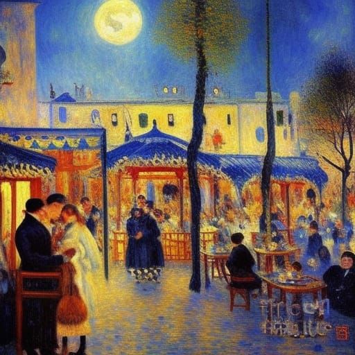 The night cafe - AI Generated Artwork - NightCafe Creator