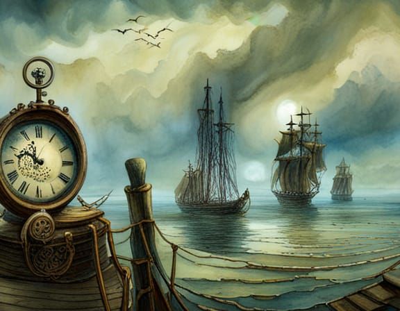 time - AI Generated Artwork - NightCafe Creator