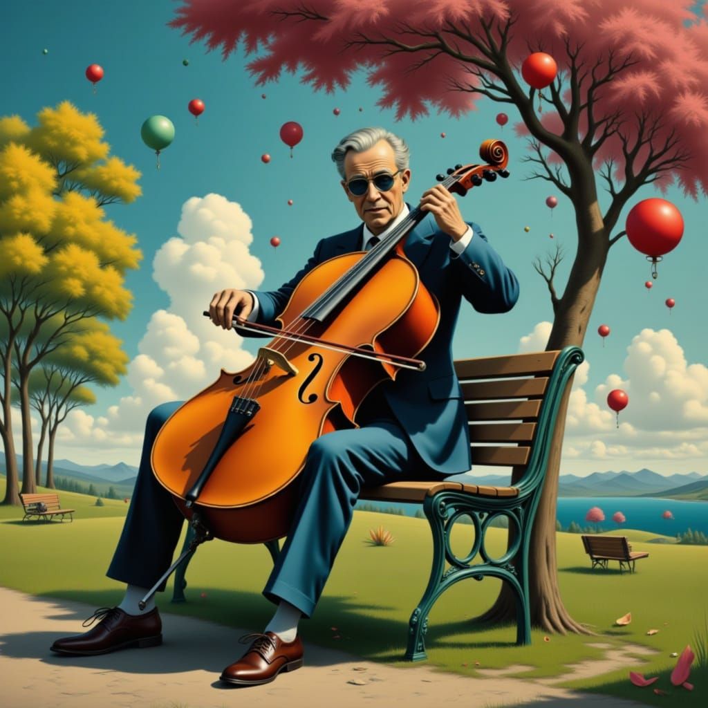 The cello player - The cello player