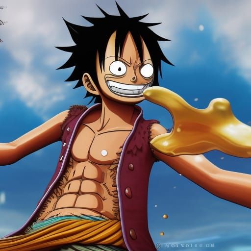 Awesome picture of Luffy from One Piece - AI Generated Artwork ...