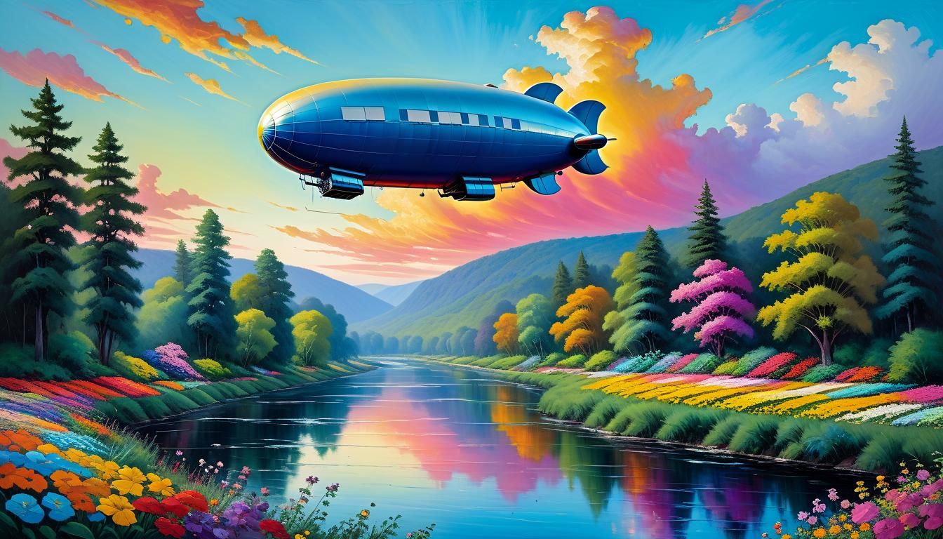 Blimp - AI Generated Artwork - NightCafe Creator