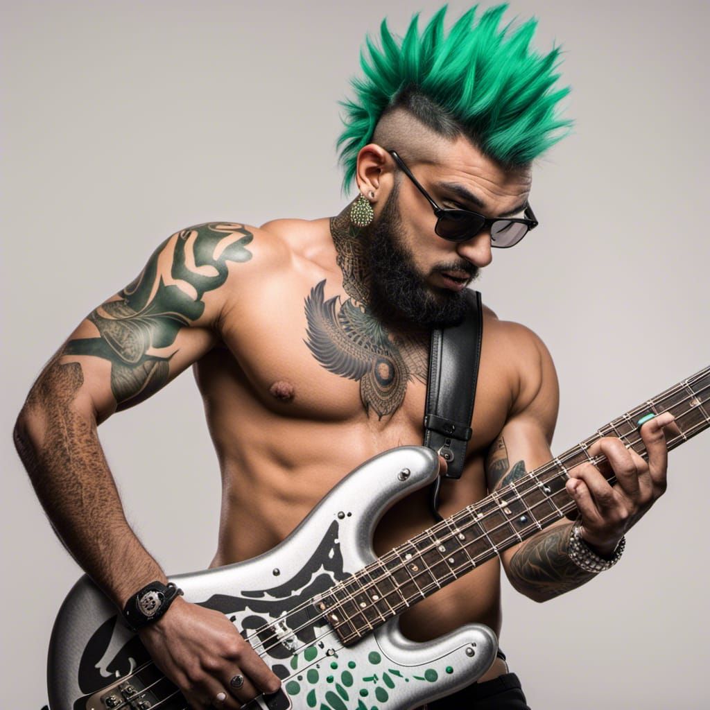 Heavy Metal Man 15 - AI Generated Artwork - NightCafe Creator