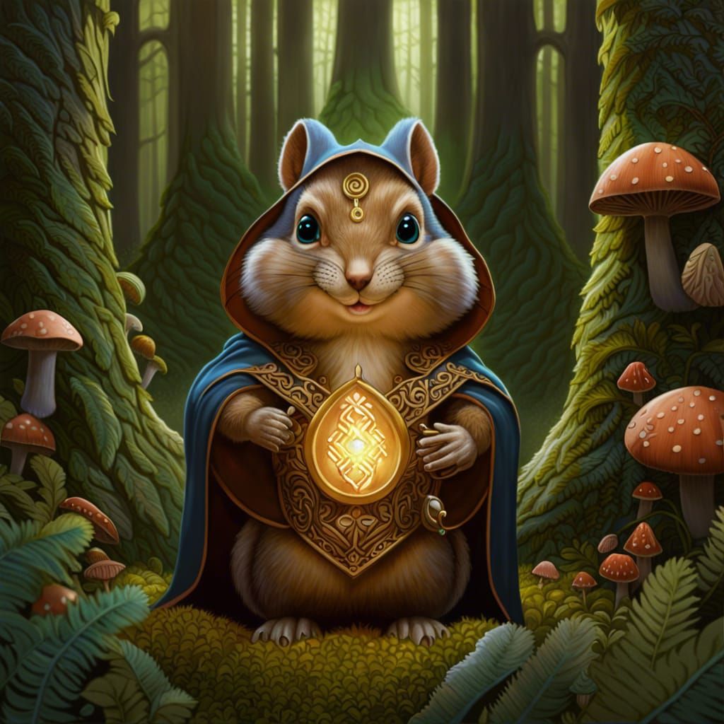 Squirrel Wizard - AI Generated Artwork - NightCafe Creator