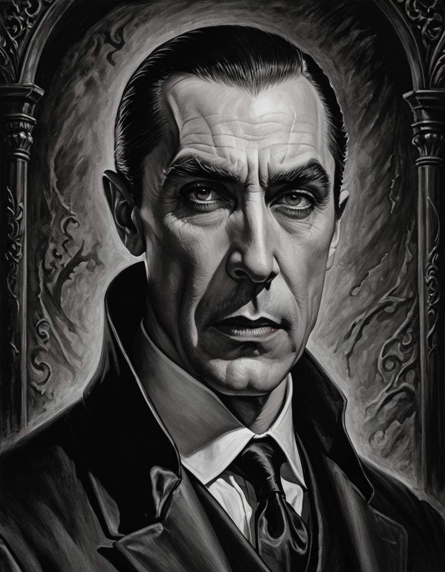 1930's vampire portrait III - AI Generated Artwork - NightCafe Creator