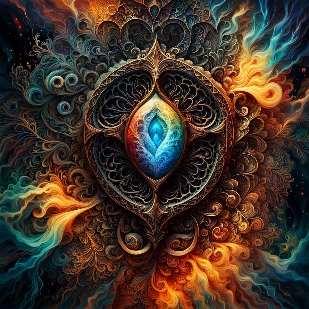 The ghost image resulting from the epic splatter art, alcohol ink ...