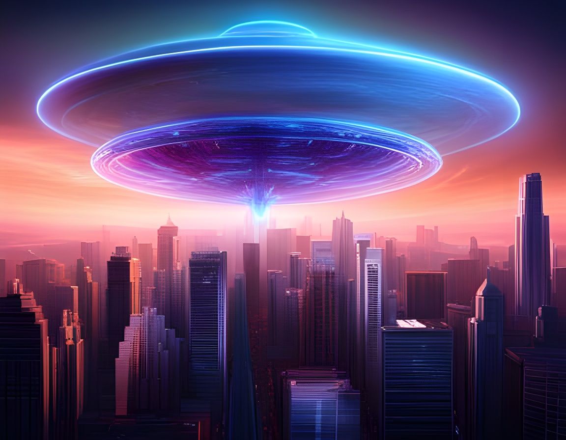 UFO - AI Generated Artwork - NightCafe Creator