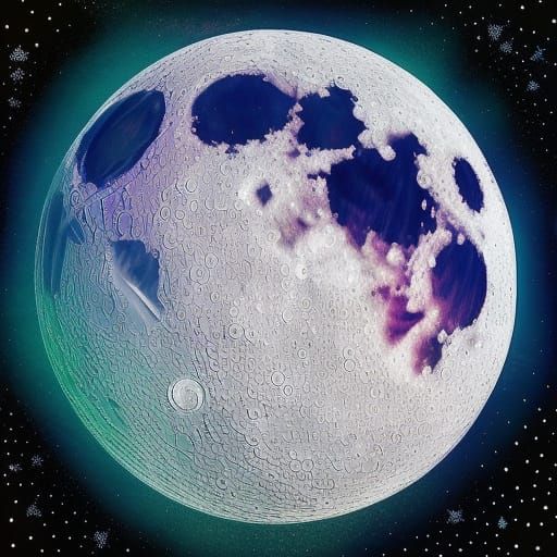 Moon - AI Generated Artwork - NightCafe Creator