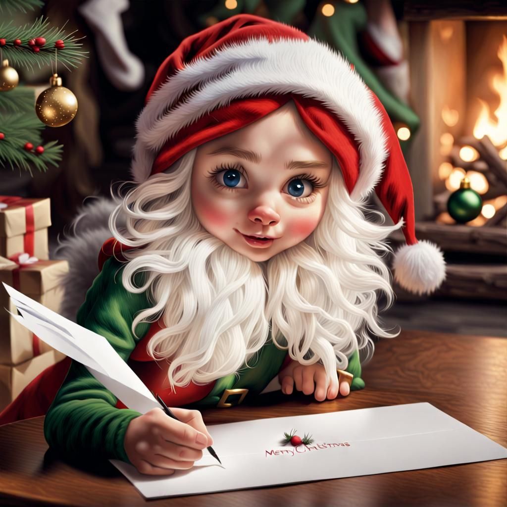 Postcard Merry Christmas - AI Generated Artwork - NightCafe Creator