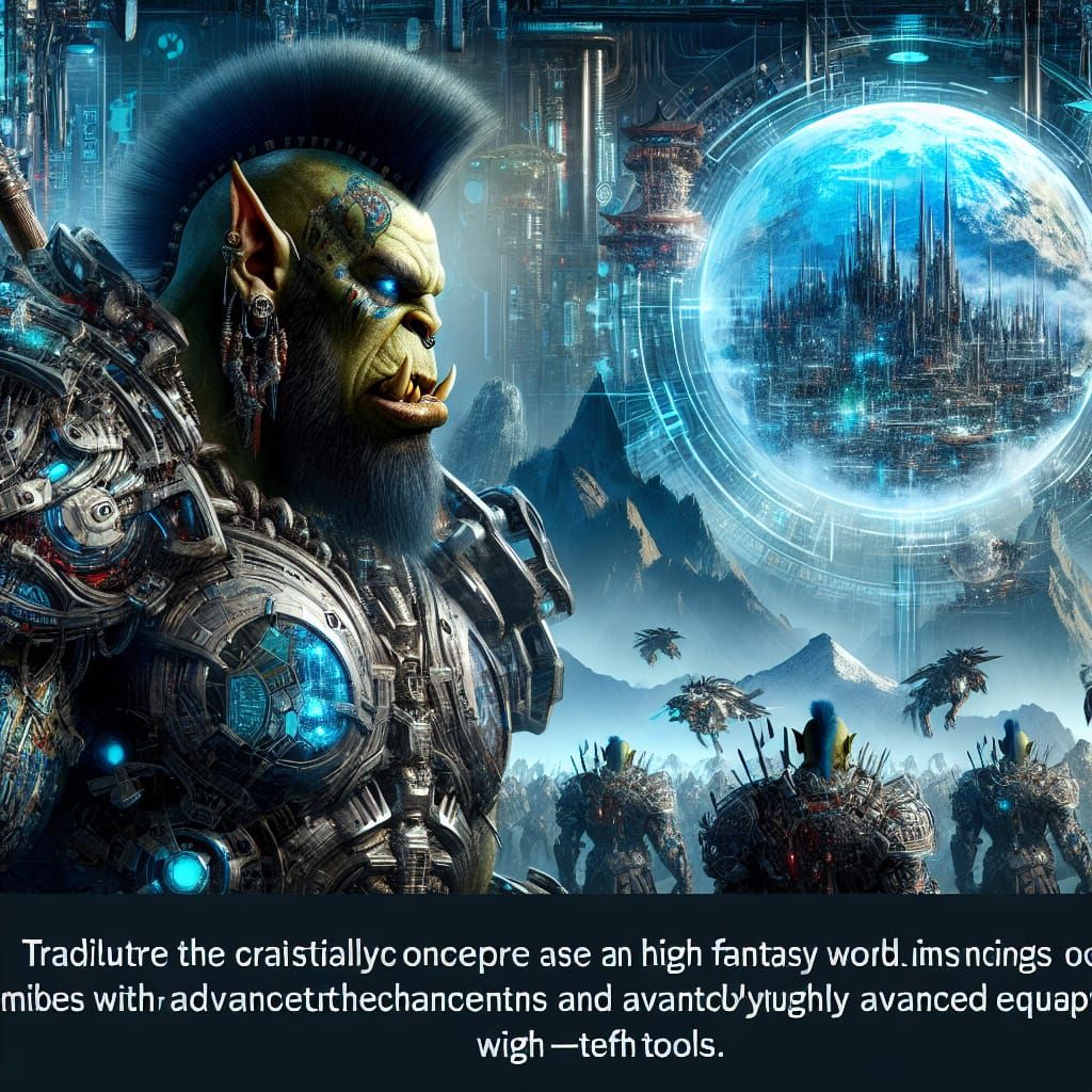 Explore the fusion of fantasy and technology! Reimagine these iconic ...