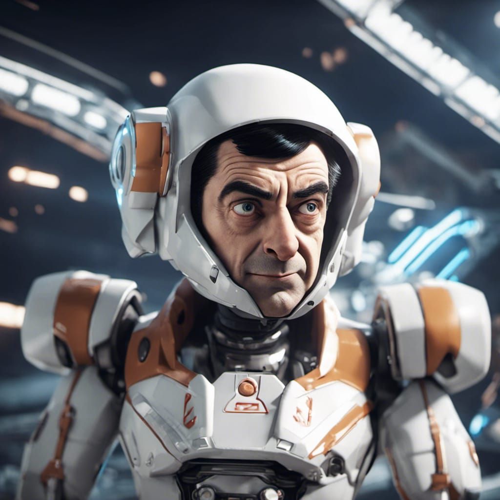 Bean in space. - AI Generated Artwork - NightCafe Creator