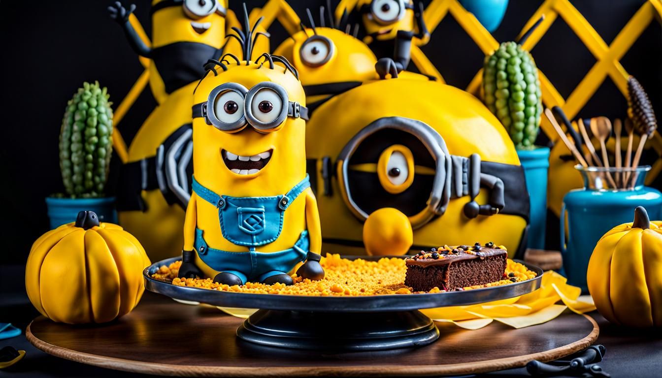 Minion Cake - AI Generated Artwork - NightCafe Creator