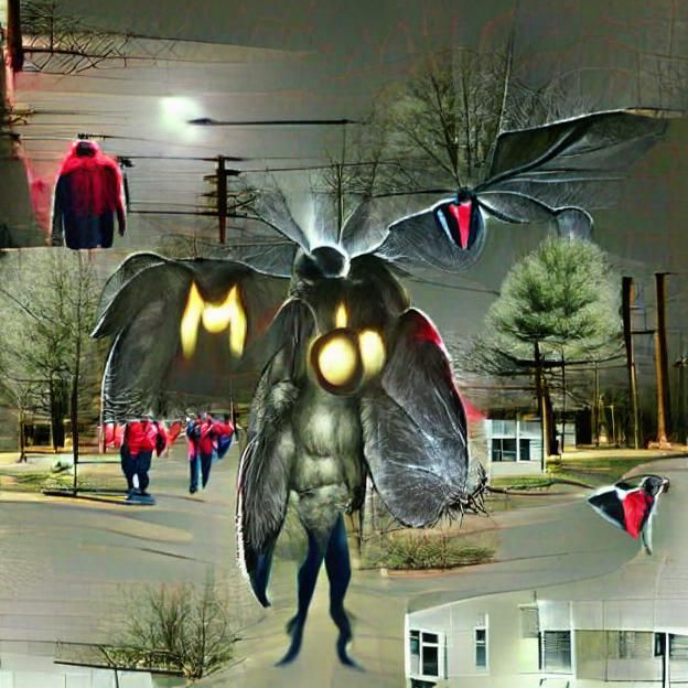 Mothman - AI Generated Artwork - NightCafe Creator