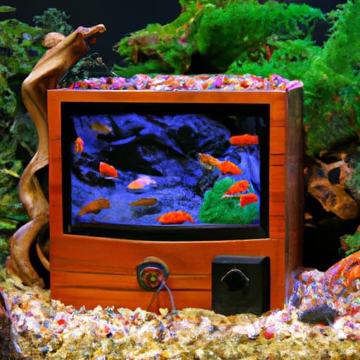 Old Box TV with its Old Panel down the front opened up to see the ...