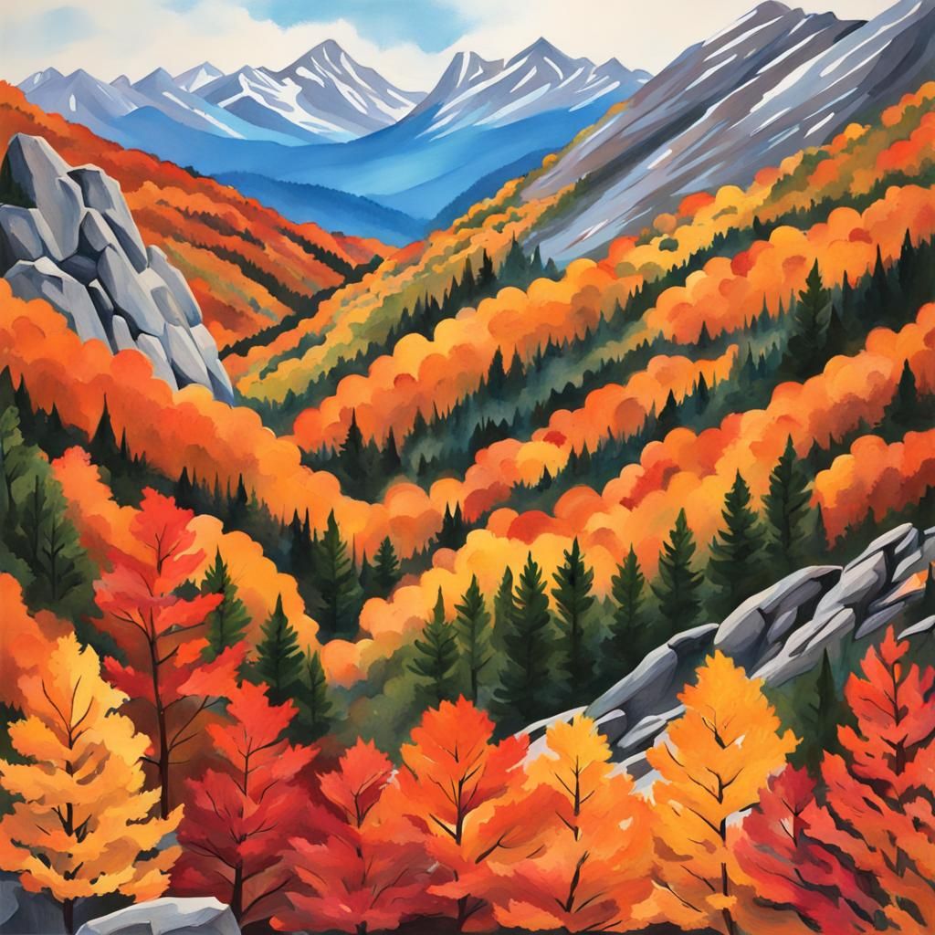 The Colors of Fall - AI Generated Artwork - NightCafe Creator