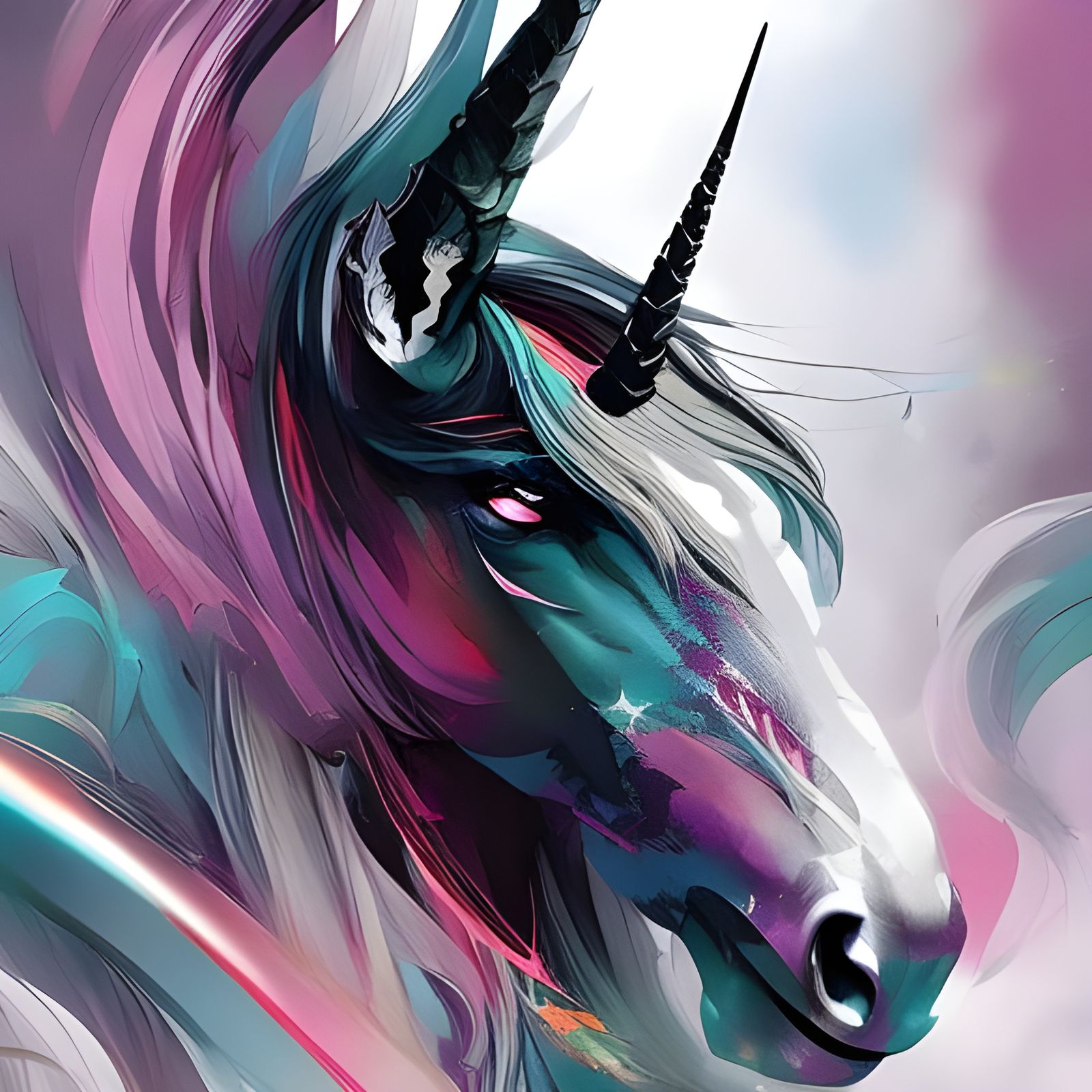 Mythic unicorn - AI Generated Artwork - NightCafe Creator