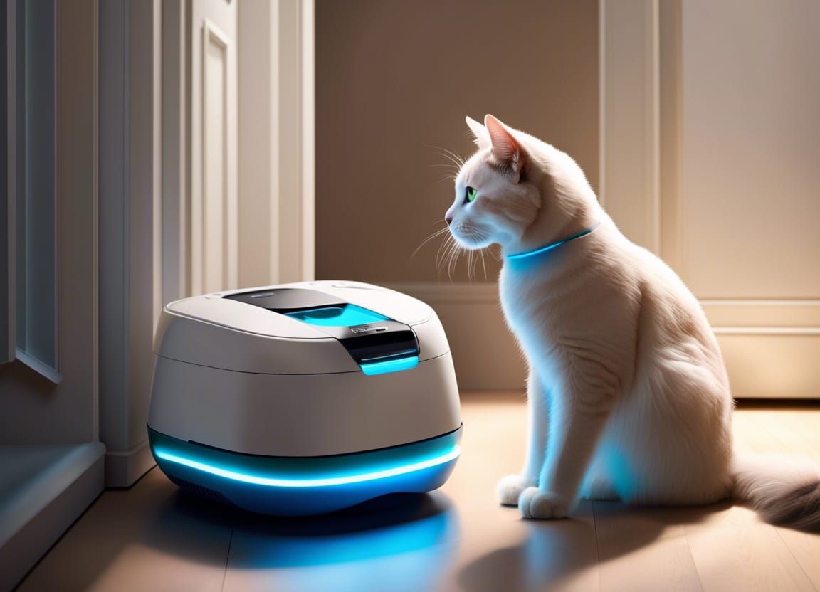 A Robot caretaker and cat sitter for your KItty - AI Generated Artwork ...