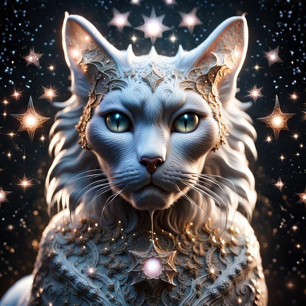 Cat in cosmos - AI Generated Artwork - NightCafe Creator