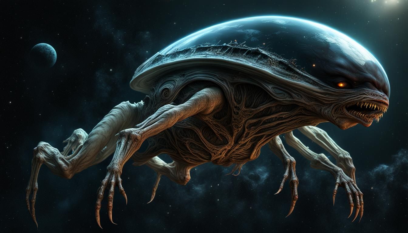 Alien - AI Generated Artwork - NightCafe Creator