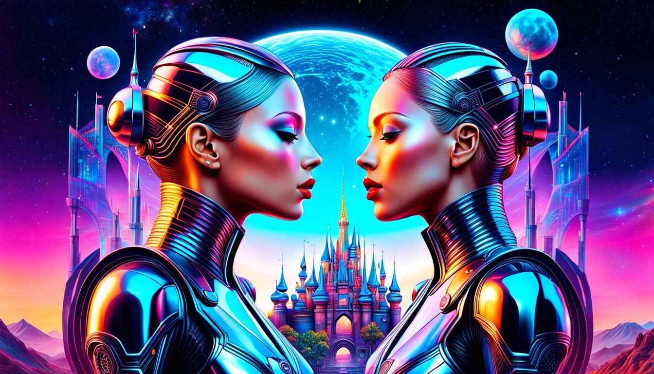 Female Androids - AI Generated Artwork - NightCafe Creator