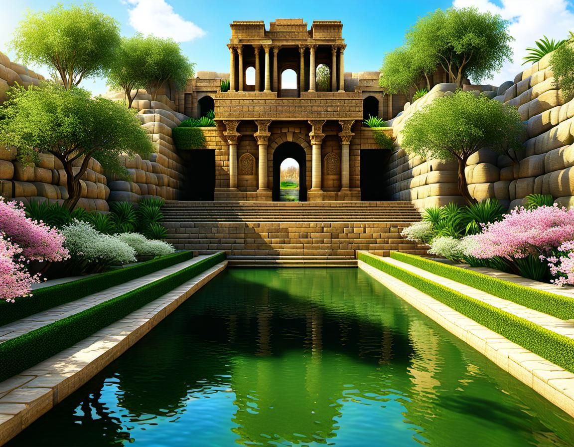 Ancient Garden - AI Generated Artwork - NightCafe Creator