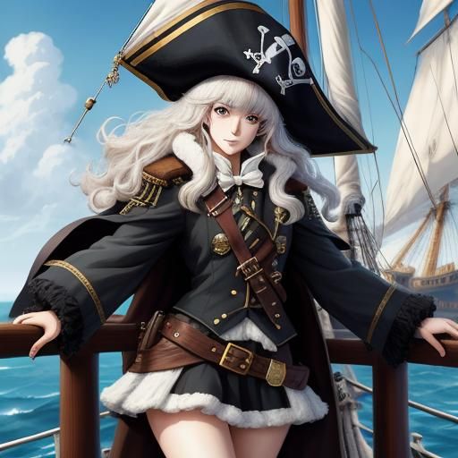A Fluffy Pirate Captain - AI Generated Artwork - NightCafe Creator