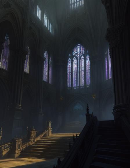 Architectural drawing as a painting a masterpiece, 8k resolution, dark ...