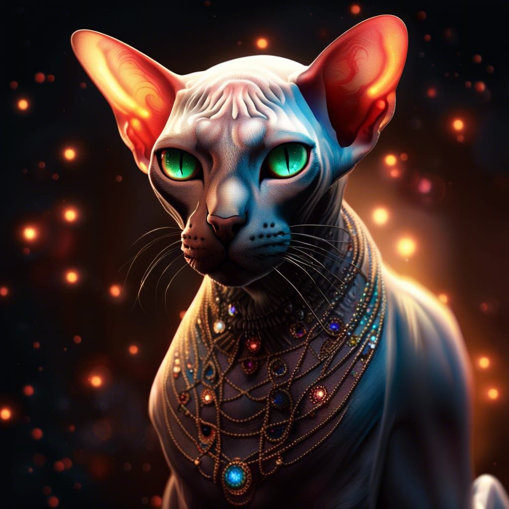 Sphinx Cat II - AI Generated Artwork - NightCafe Creator