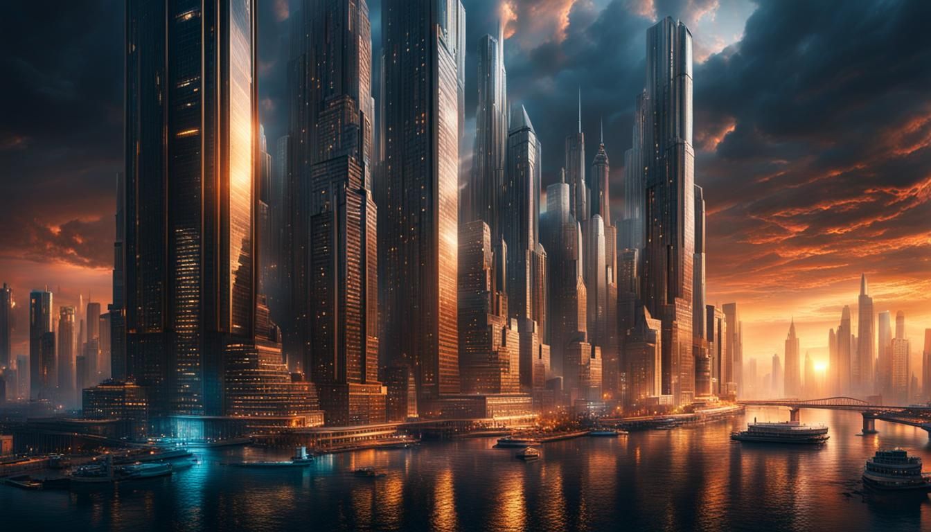 A Cityscape - AI Generated Artwork - NightCafe Creator