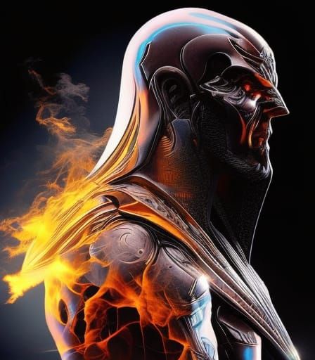 Ghost Ronin is Angry - AI Generated Artwork - NightCafe Creator