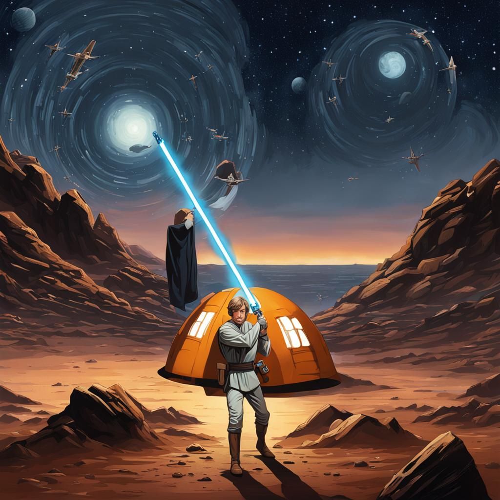Luke skywalker - AI Generated Artwork - NightCafe Creator