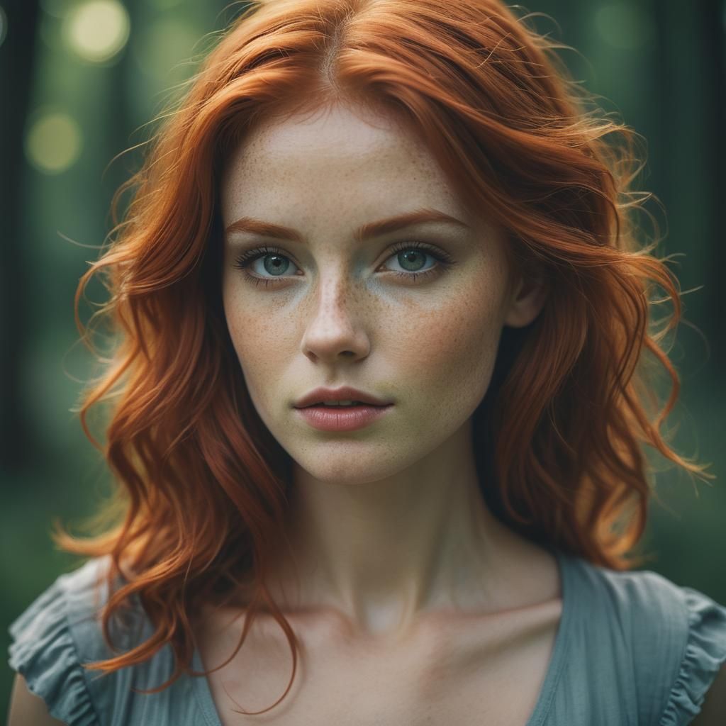 Redhead - AI Generated Artwork - NightCafe Creator