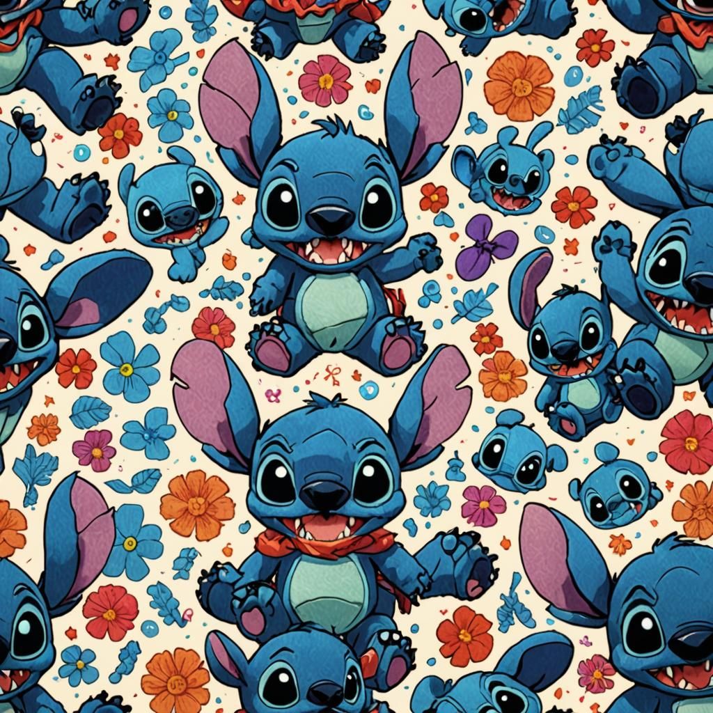 1980s Stitch - AI Generated Artwork - NightCafe Creator