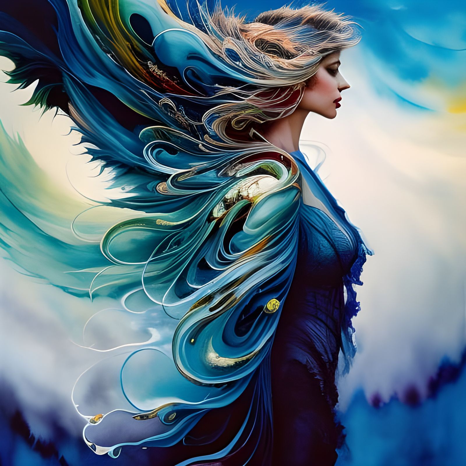 Ocean Elemental - AI Generated Artwork - NightCafe Creator