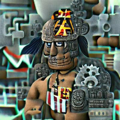 Aztec General (Industrial Age) - AI Generated Artwork - NightCafe Creator