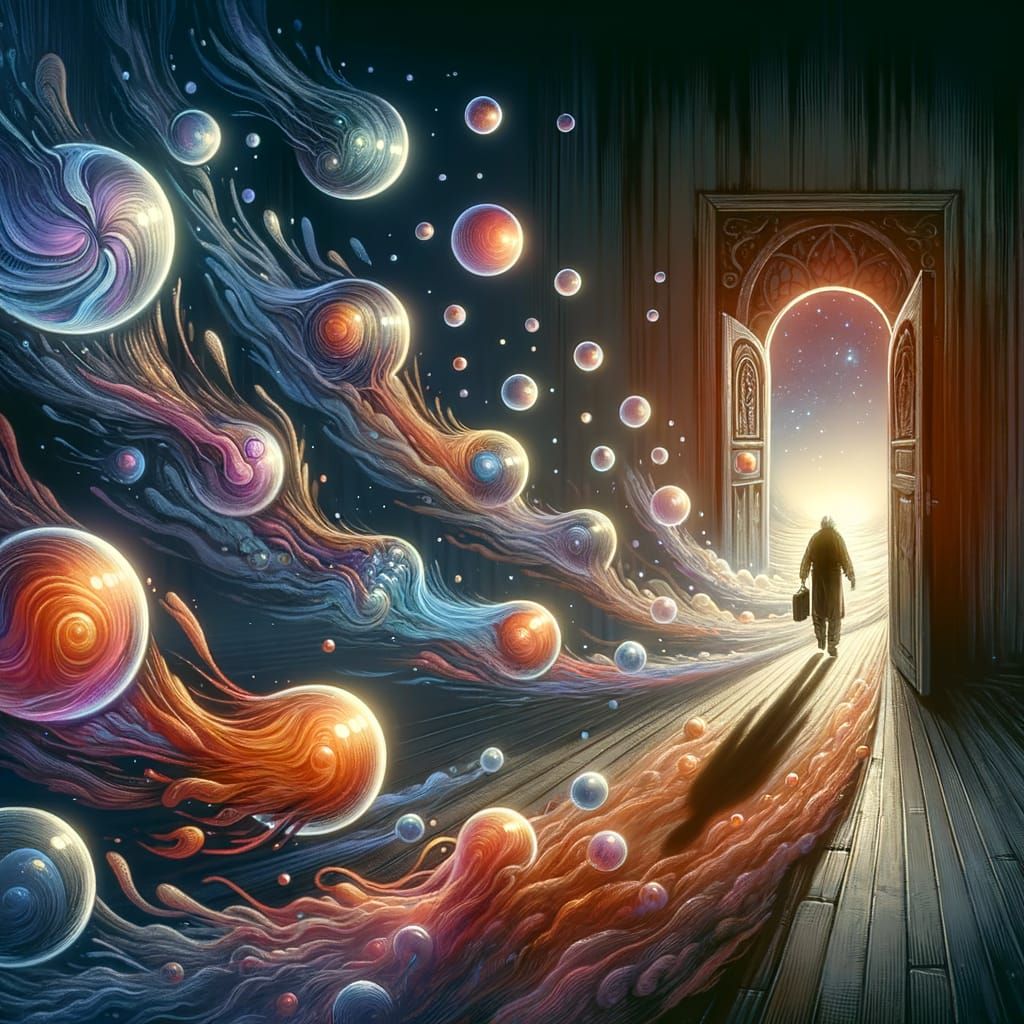 Memories Haunt the Present Consuming the Future in... - AI Art